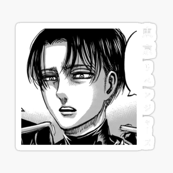 "AOT Levi" Sticker for Sale by BestOfMangaa | Redbubble