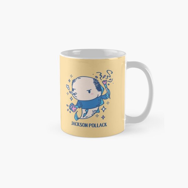 "Jackson Pollack Funny Animal pun " Coffee Mug for Sale by SPIRIMAL ...