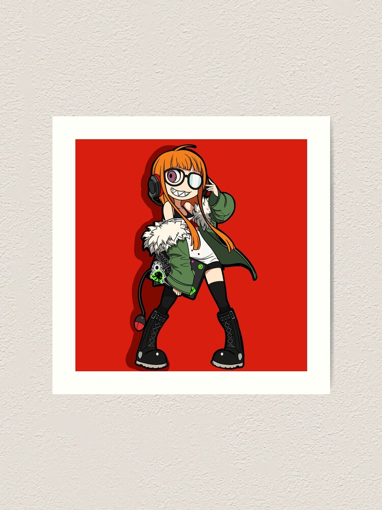 "Persona 5 PQ2 Futaba Shin Megami Tensei Sticker" Art Print by decoil ...