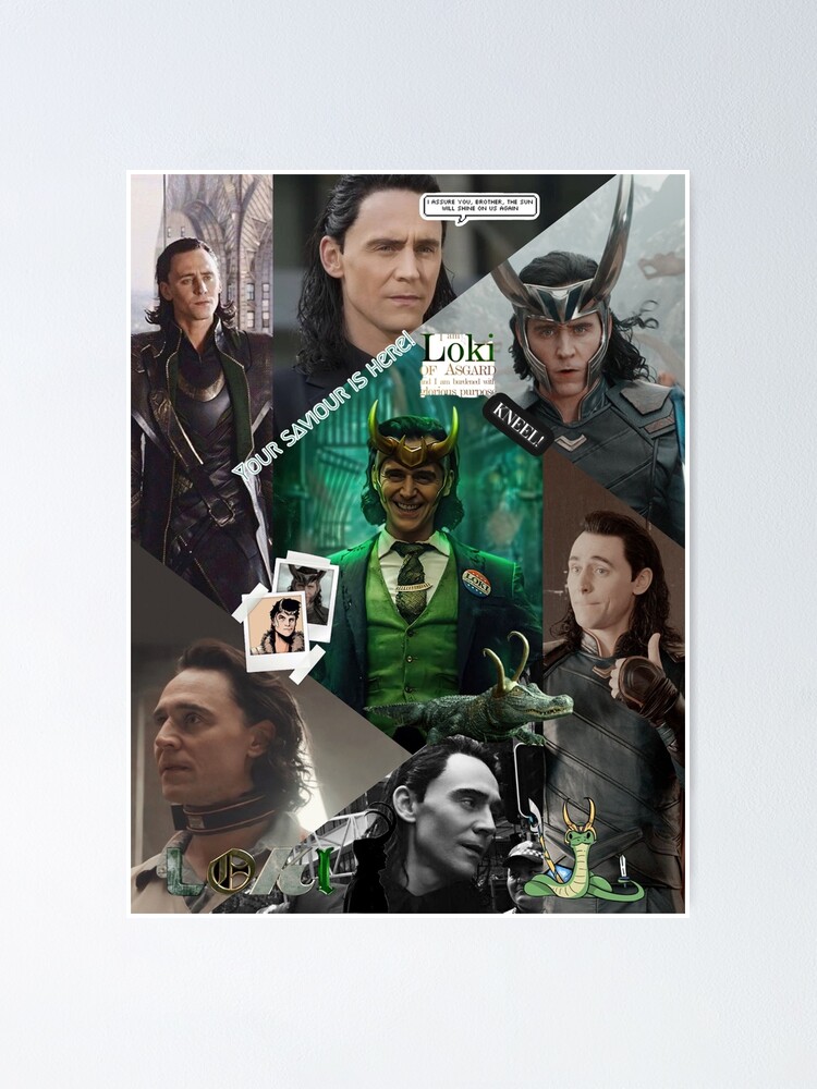 "Loki Laufeyson || Loki of Asgard || President Loki" Poster by ...