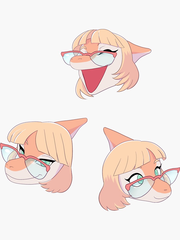 "Tiny Naomi Face Trio" Sticker for Sale by HeartSick746 | Redbubble