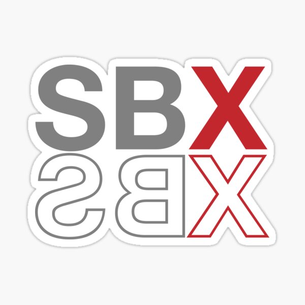 "SBX Logo, New" Sticker for Sale by SLGreenArrow | Redbubble