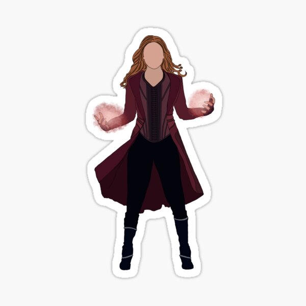 "Line art Wanda " Sticker for Sale by gofundme | Redbubble