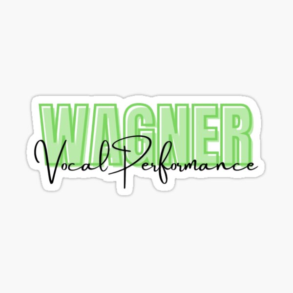 "Wagner Vocal Perfomance" Sticker for Sale by justine39 | Redbubble