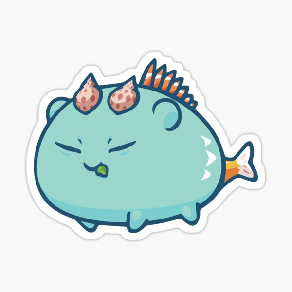 "Axie Infinity Pet Idle Exploiter" Sticker for Sale by 2TheMoonDesigns ...