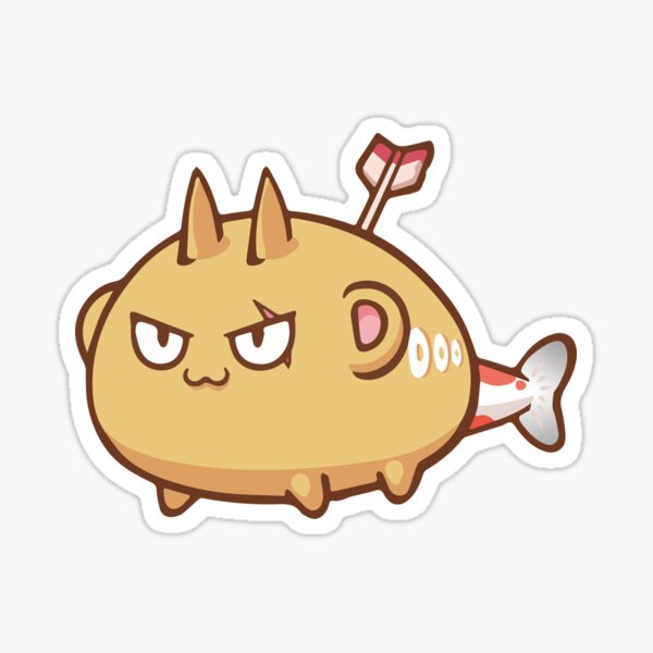 "Axie Infinity Pet Swimmy Beast" Sticker for Sale by 2TheMoonDesigns ...