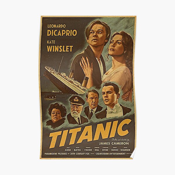 "Titanic Retro" Poster for Sale by danimora | Redbubble