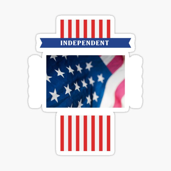 "American Flag - Independent" Sticker for Sale by Teesite | Redbubble