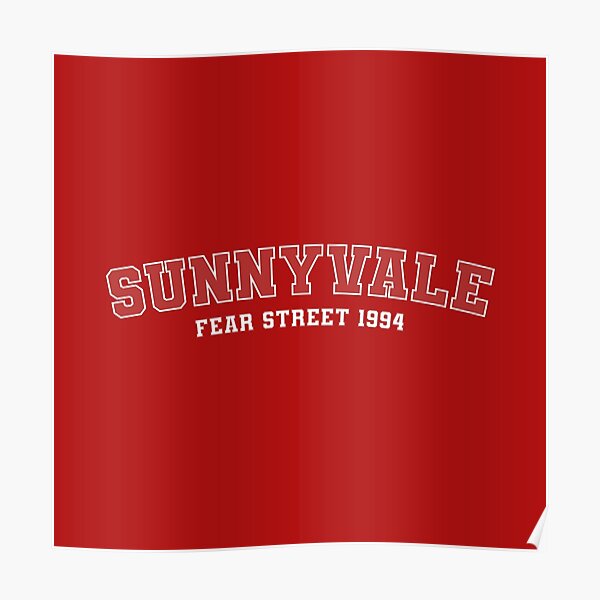 "Sunnyvale Players / Fear Street" Poster by remake-shop | Redbubble