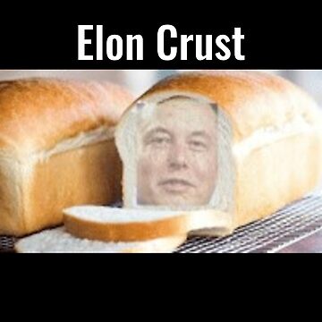 "Elon Crust" Sticker for Sale by Apparel-City | Redbubble