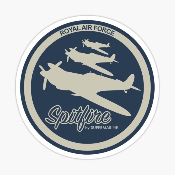 "RAF Supermarine Spitfire" Sticker by TGStudios | Redbubble