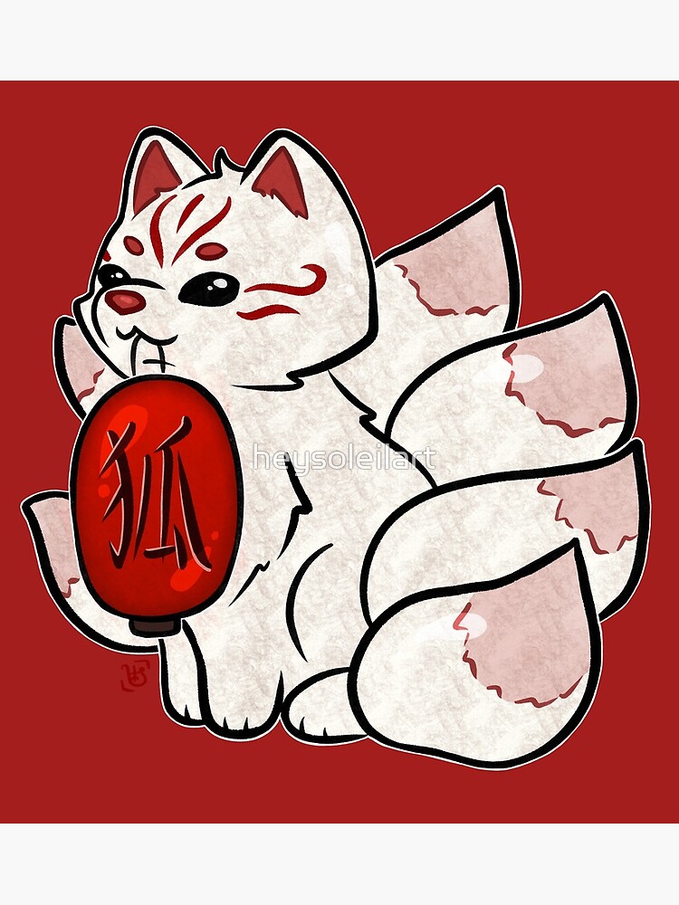 "Chibi Kitsune" Poster by heysoleilart | Redbubble