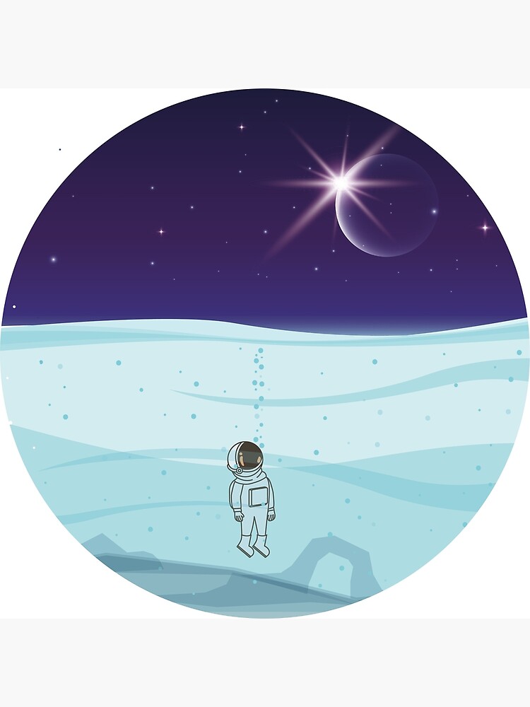 "Astronaut In The Ocean" Poster for Sale by EchoCity | Redbubble