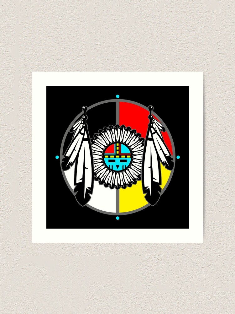 "HOPI SUN 4" Art Print by hornedquad | Redbubble