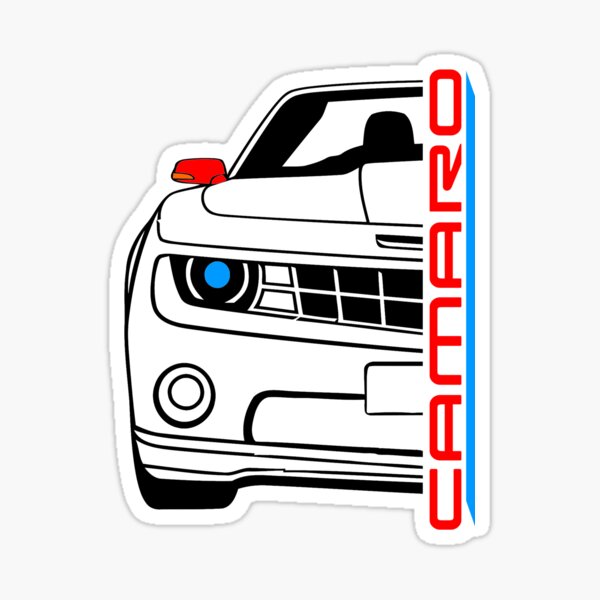 "Camaro" Sticker for Sale by CopiPanilArt | Redbubble