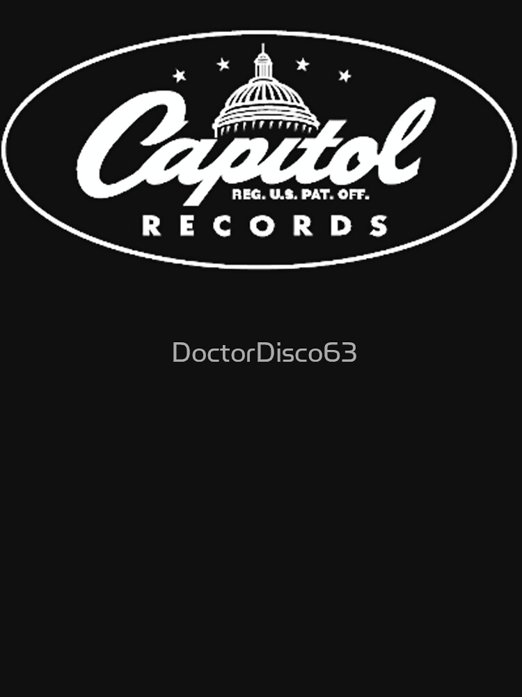 "Capitol Label" Essential T-Shirt for Sale by DoctorDisco63 | Redbubble