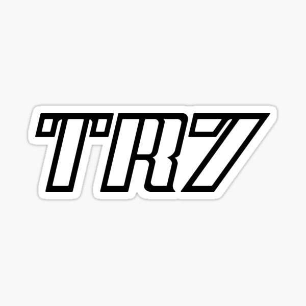"Triumph TR7 - Front Logo Decal '75 - '77 BLACK" Sticker for Sale by ...