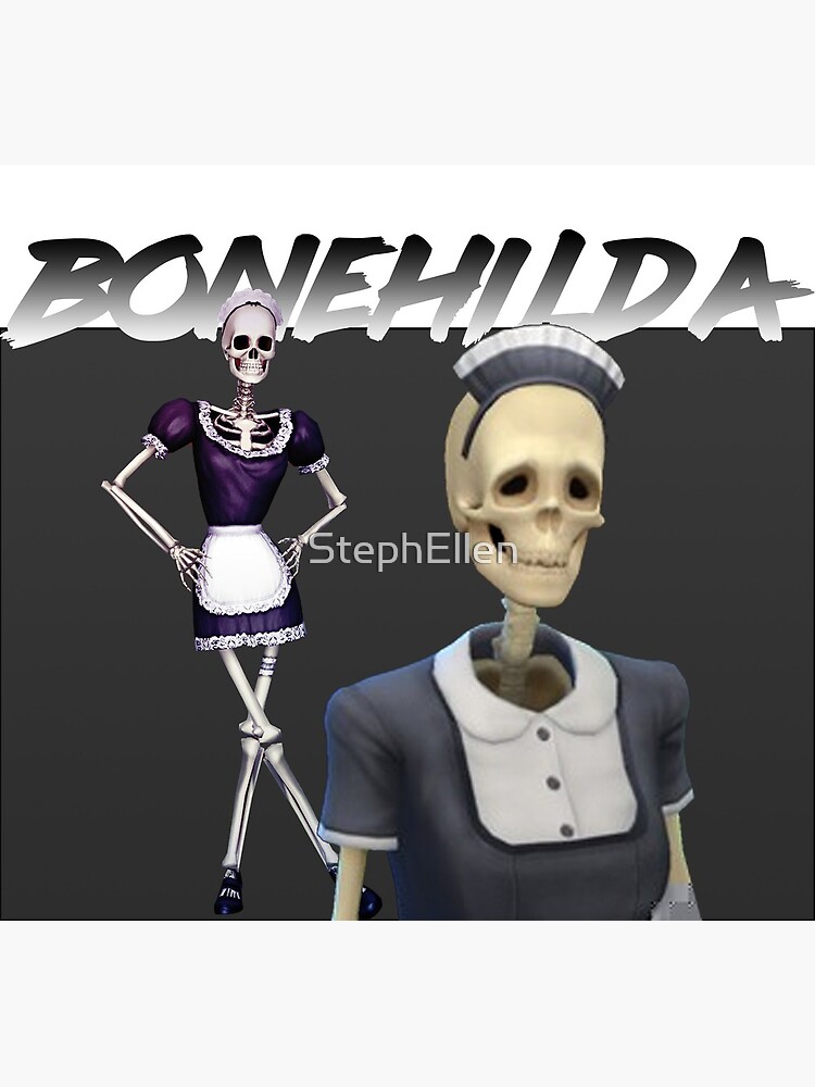 "bonehilda sims 80s inspired " Art Print by StephEllen | Redbubble