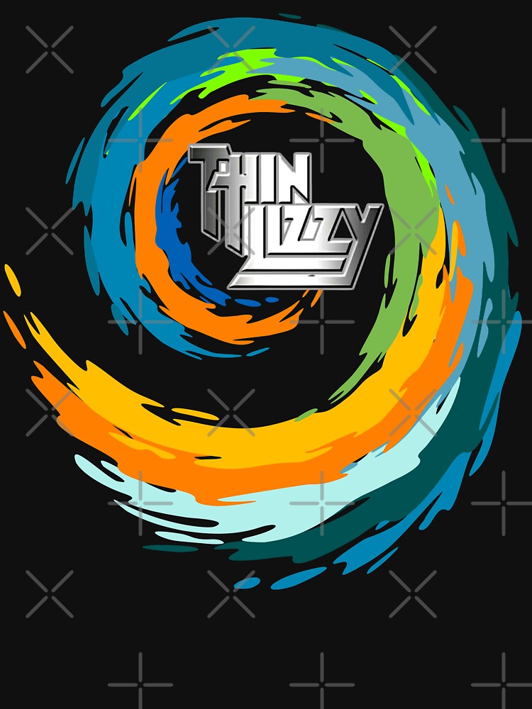 "THIN LIZZY - LOGO Art" T-shirt for Sale by MetalRockProg | Redbubble ...