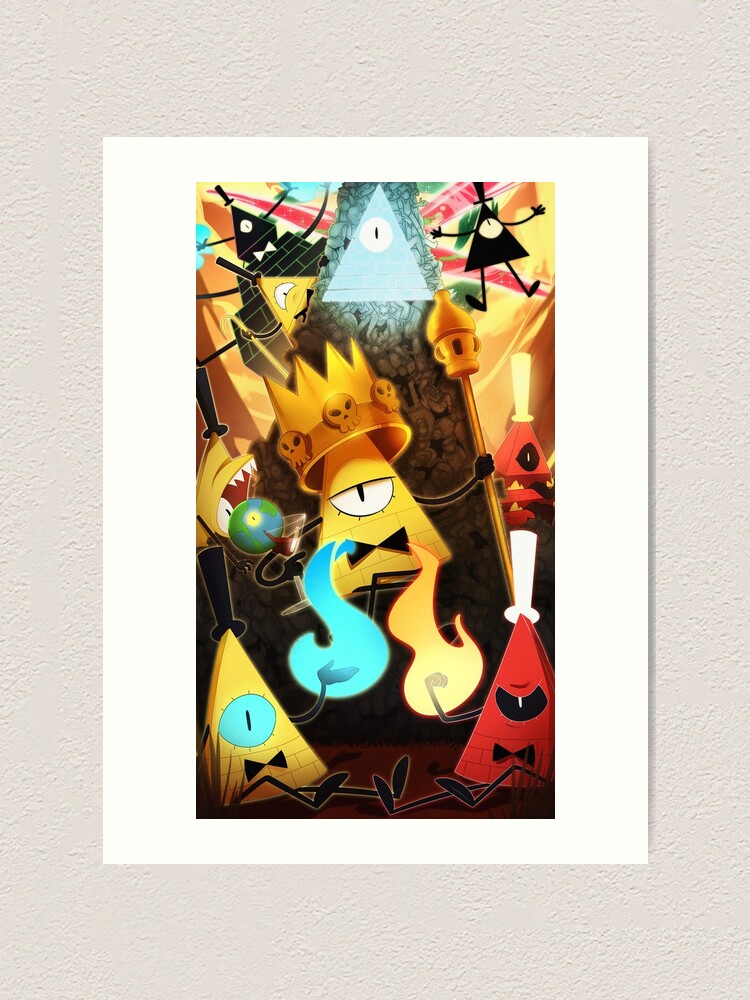 "Bill Cipher" Art Print by KinaAxian | Redbubble