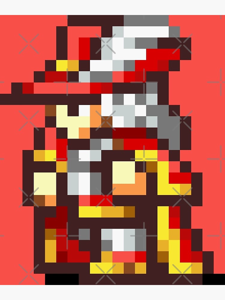 "Red Wizard Class" Poster for Sale by SpriteGuy95 | Redbubble