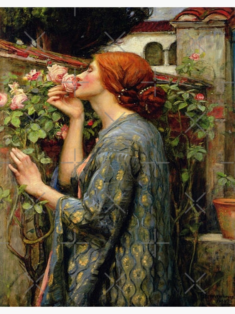 John William Waterhouse - The Soul of the Rose Premium Matte Vertical ...