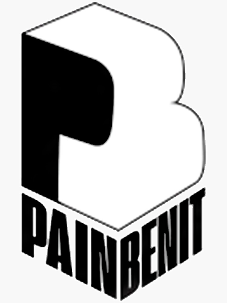 "Pain Benit" Sticker for Sale by HiTechMedia | Redbubble