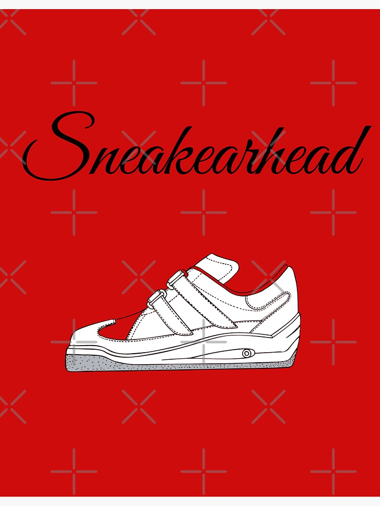 "Sneakerhead" Sticker for Sale by ChrissiesBell | Redbubble