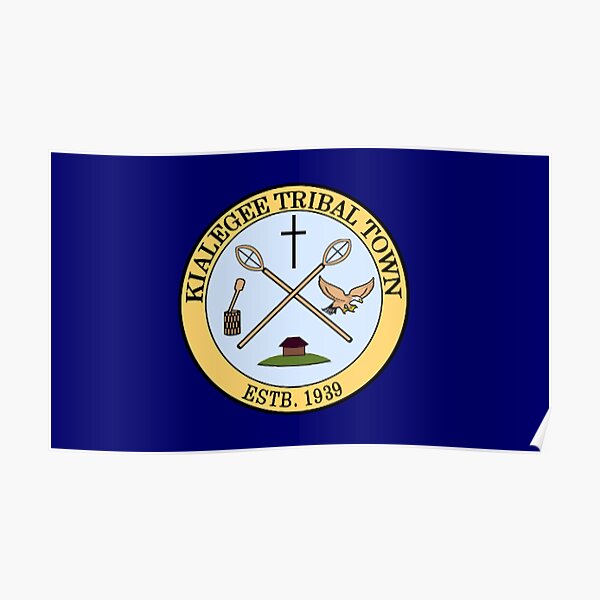 "Kialegee Tribal Town Flag" Poster for Sale by FunWithFlags | Redbubble