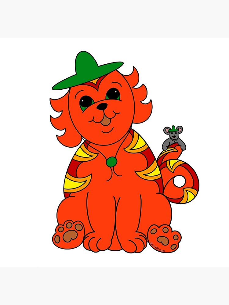 "Kurly Kitt in the green hat" Poster for Sale by KurlyKitt | Redbubble