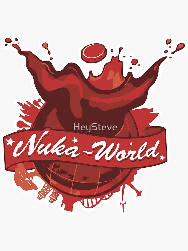 "Nuka World Color - Fallout 4" Sticker by HeySteve | Redbubble