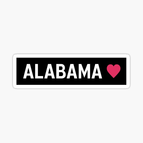 "Alabama" Sticker for Sale by alison4 | Redbubble