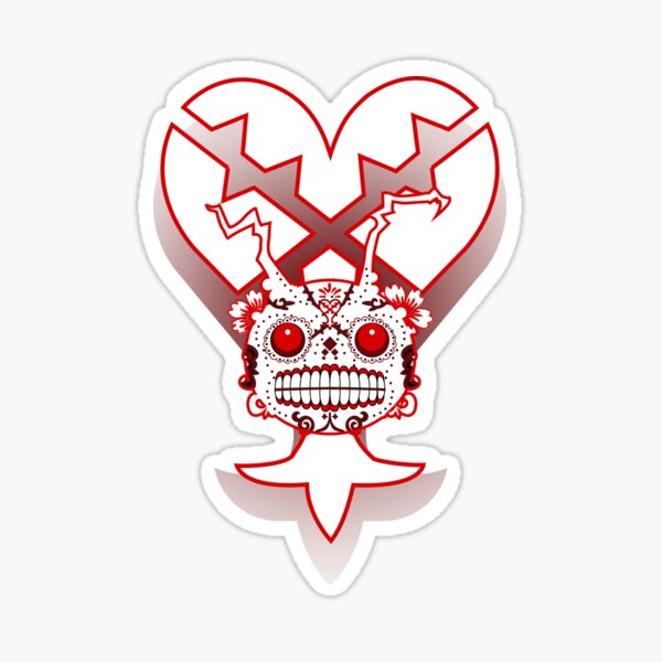 "Dia De Los Heartless!" Sticker for Sale by Mariofan34 | Redbubble