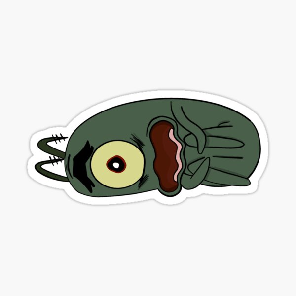 "Traumatized Plankton" Sticker for Sale by gabbyparker5100 | Redbubble