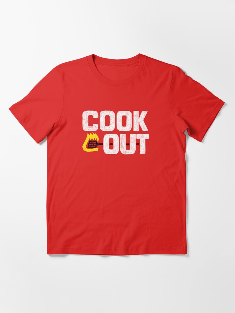 "Cookout - Vintage Chalk Texture - White & Black" T-shirt for Sale by ...