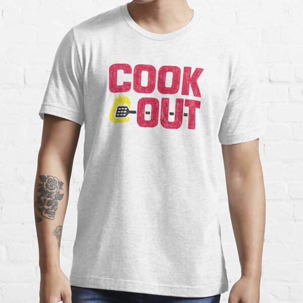 "Cookout - Vintage Chalk Texture - Red & Black" T-shirt for Sale by ...