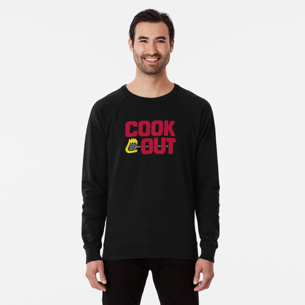 "Cookout - Vintage Chalk Texture - Red & Gray" Sticker for Sale by ...