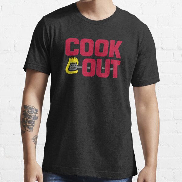 "Cookout - Vintage Chalk Texture - Red & Gray" T-shirt for Sale by ...