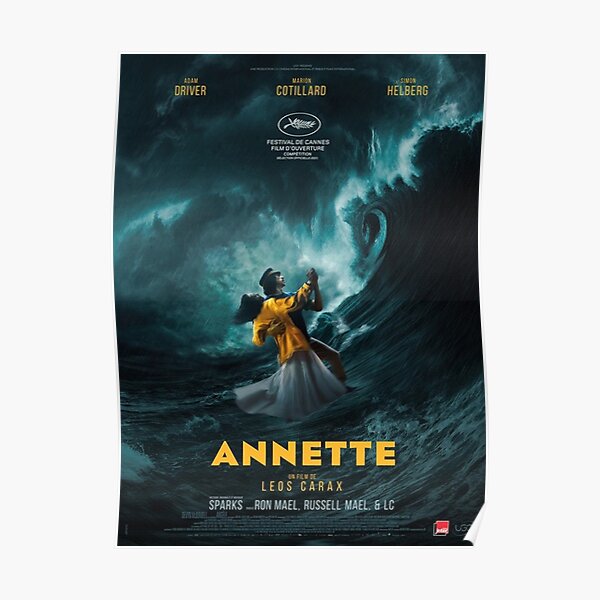 Poster « Affiche du film ANNETTE », par amandadfredrick | Redbubble