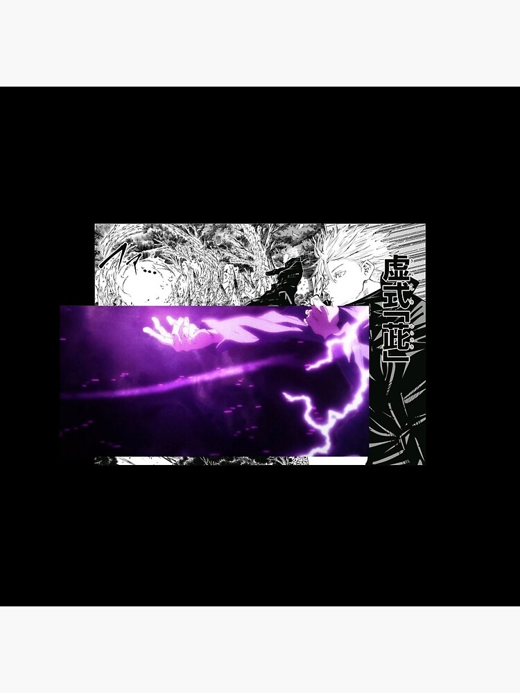 "Jujutsu Kaisen - Gojo Hollow Purple Anime/Manga Panels" Pin by ...
