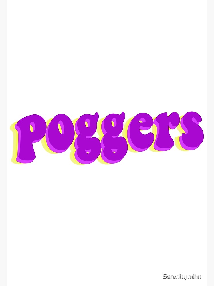 "Poggers|pog|Dream smp" Poster by manila123 | Redbubble