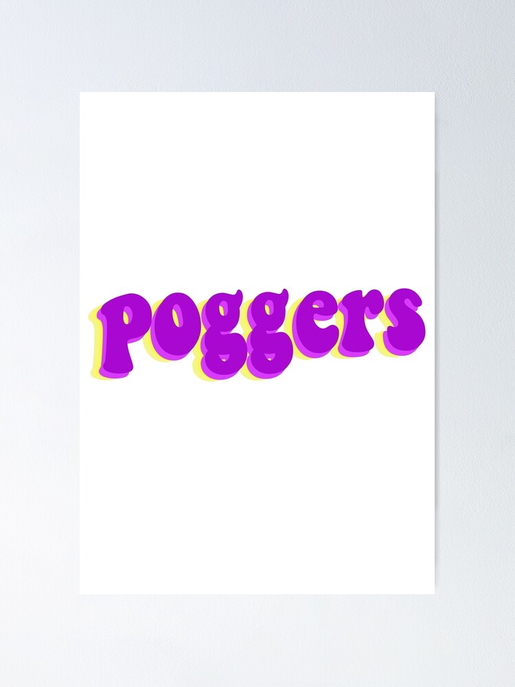 "Poggers|pog|Dream smp" Poster by manila123 | Redbubble