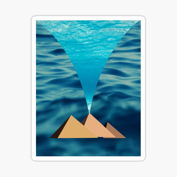 "Pyramids" Sticker by quiisk | Redbubble