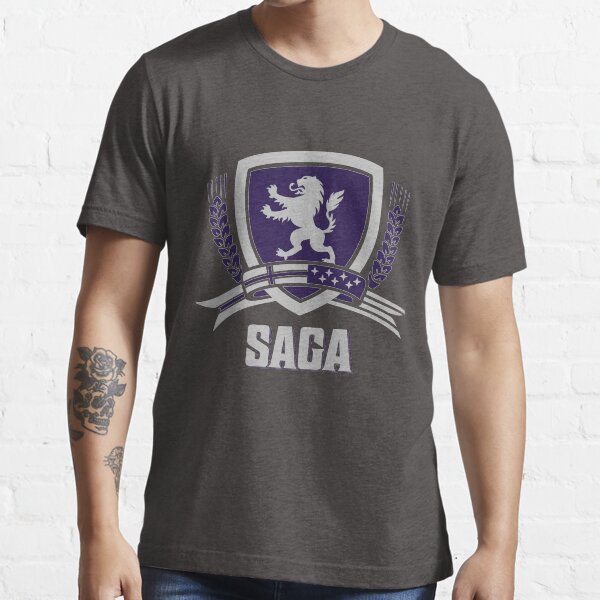 "SAGA Official Merchandise BLACK" T-shirt for Sale by fvsaga ...