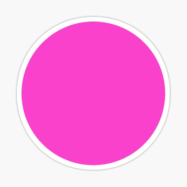 "Pink Dot" Sticker by MrProShop | Redbubble