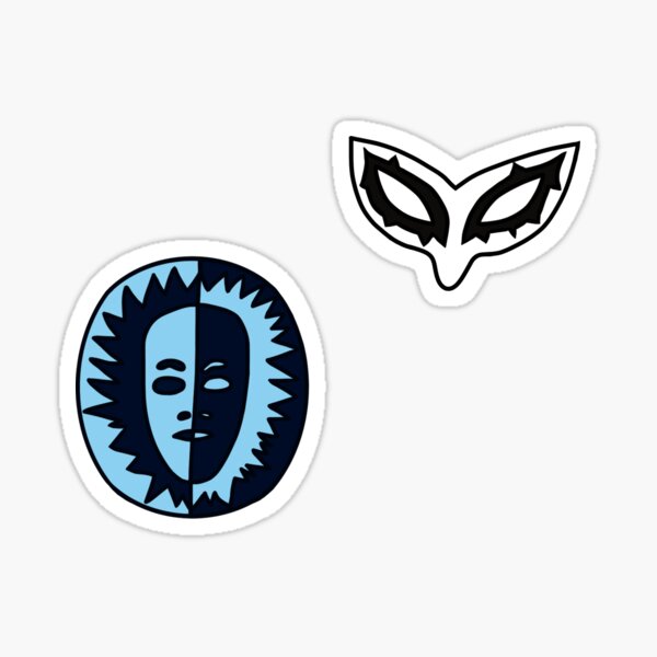 "Persona Card and Mask Inspired Art" Sticker for Sale by ...