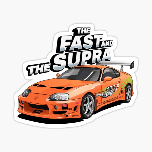 "Supra MK4 2JZ GTE - JDM LEGENDS" Sticker for Sale by JayPaburisat ...