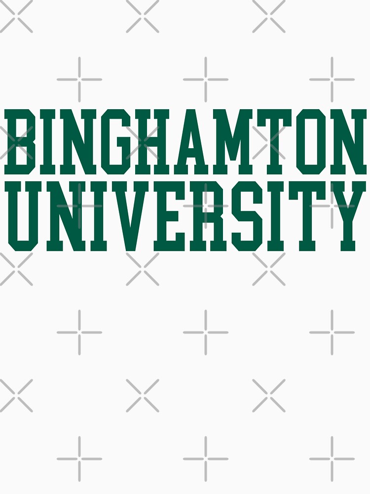 "binghamton university - varsity font" Essential T-Shirt for Sale by ...