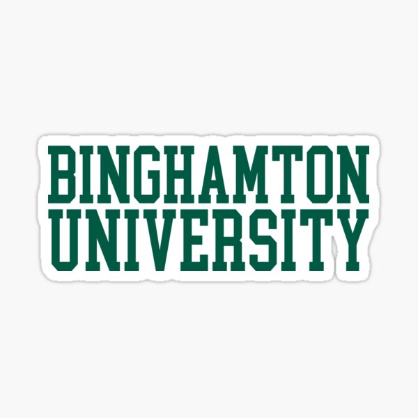 "binghamton university - varsity font" Sticker for Sale by ...