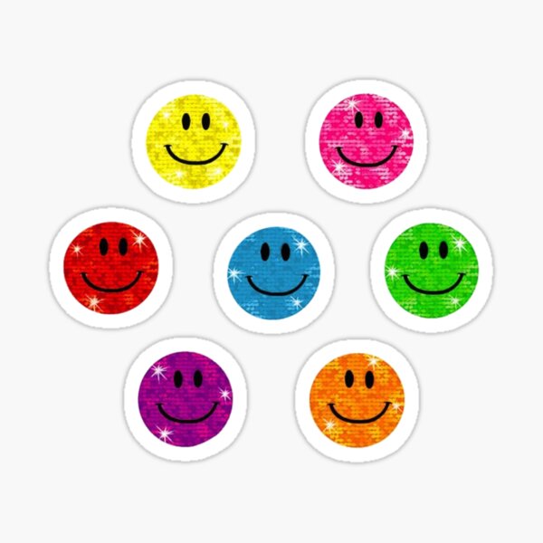 "kidcore smiley sticker pack" Sticker for Sale by swaggest-shop | Redbubble